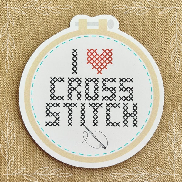 Cross Stitch Label - Etsy