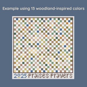 Christian Cross Stitch Pattern - 2025 Praises and Prayers - Instant ...