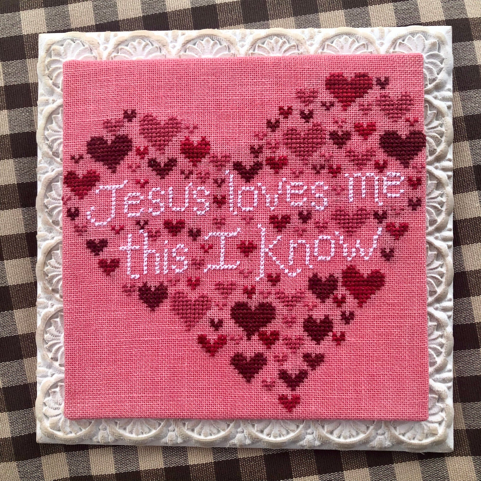 Christian Cross Stitch Pattern This I Know Instant Download - Etsy