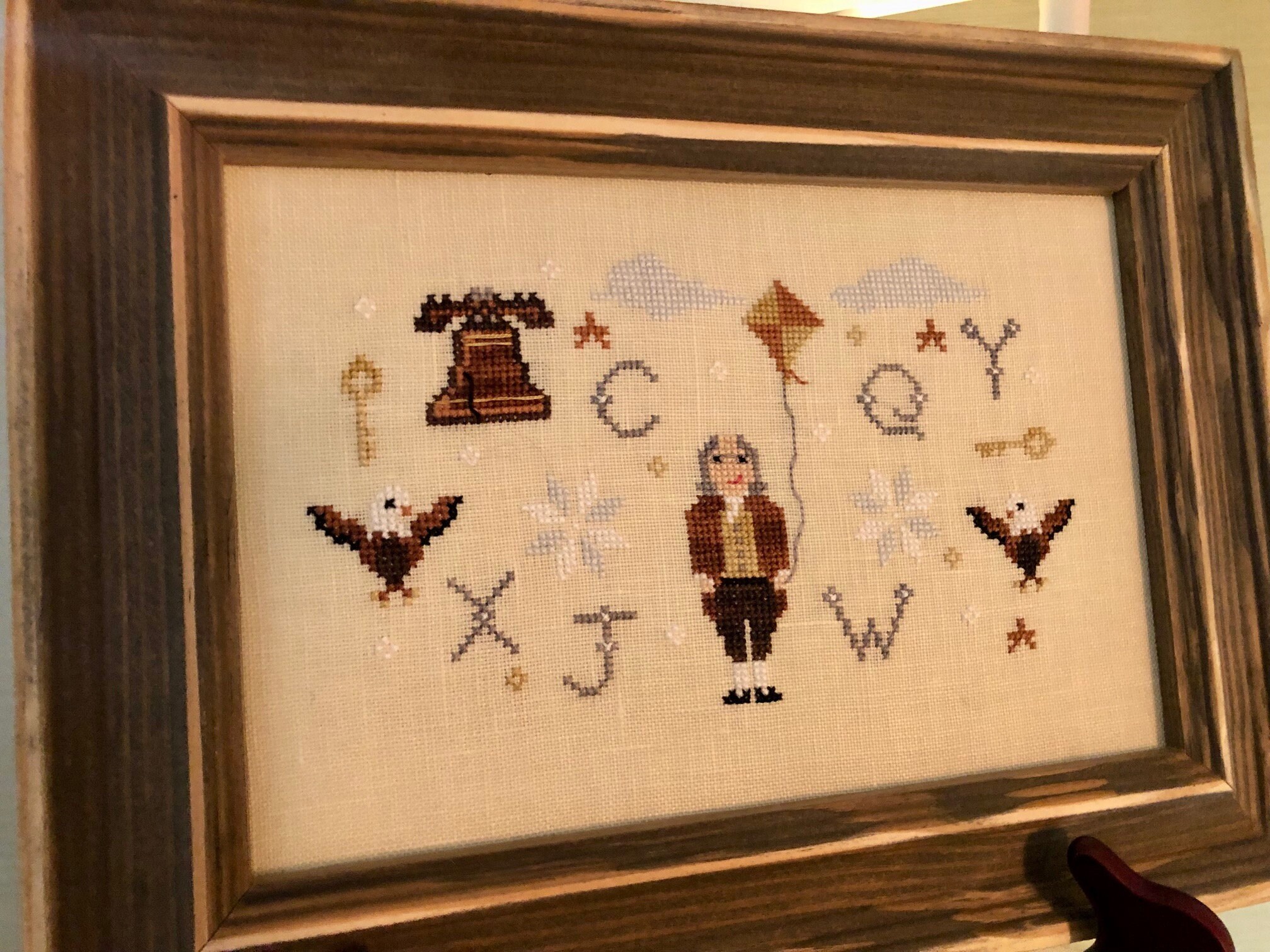 American History Cross Stitch Pattern, Franklin's Freedom - Instant ...