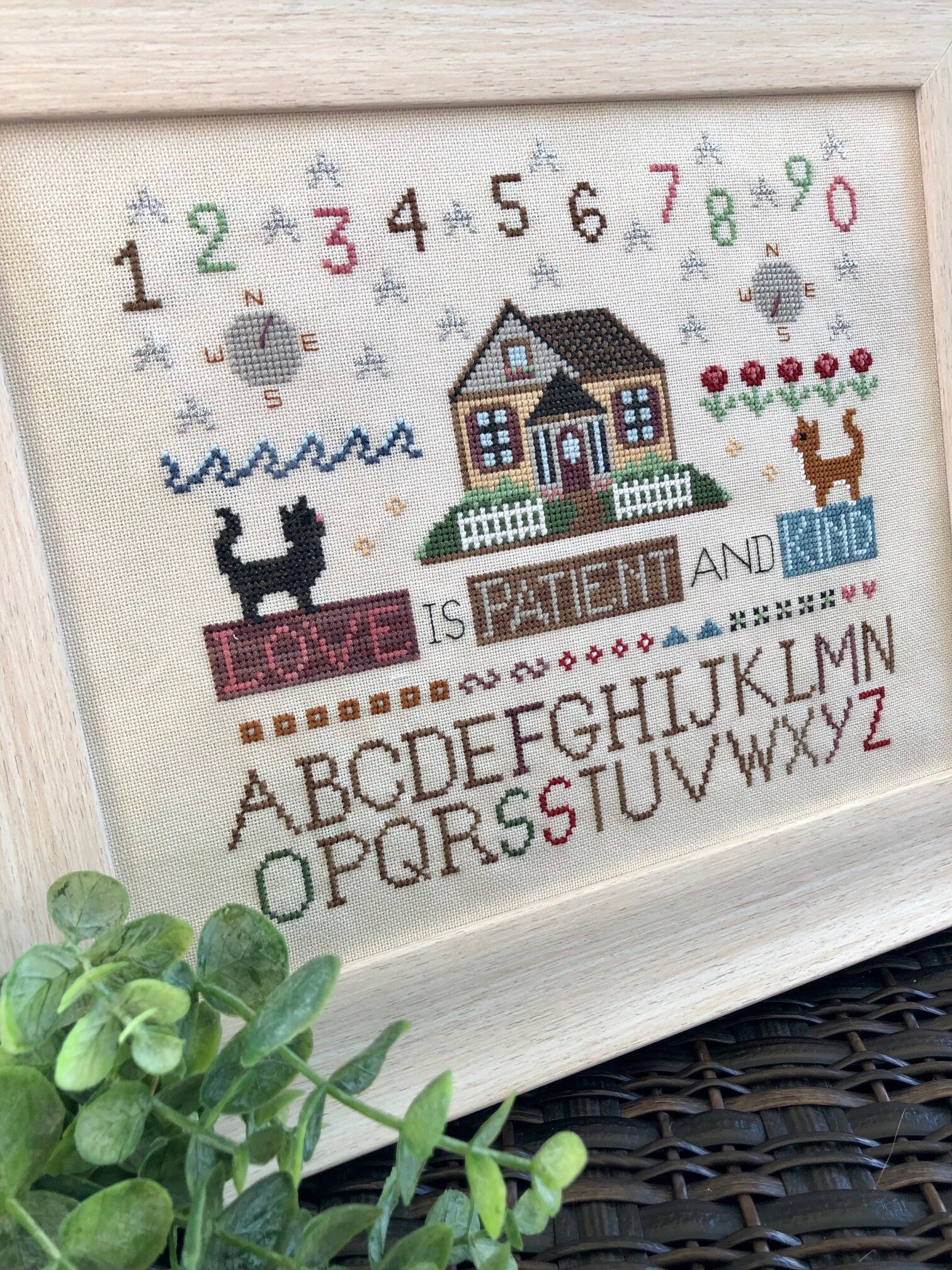 Sampler Cross Stitch Pattern Ambleside Cottage Sampler - Etsy