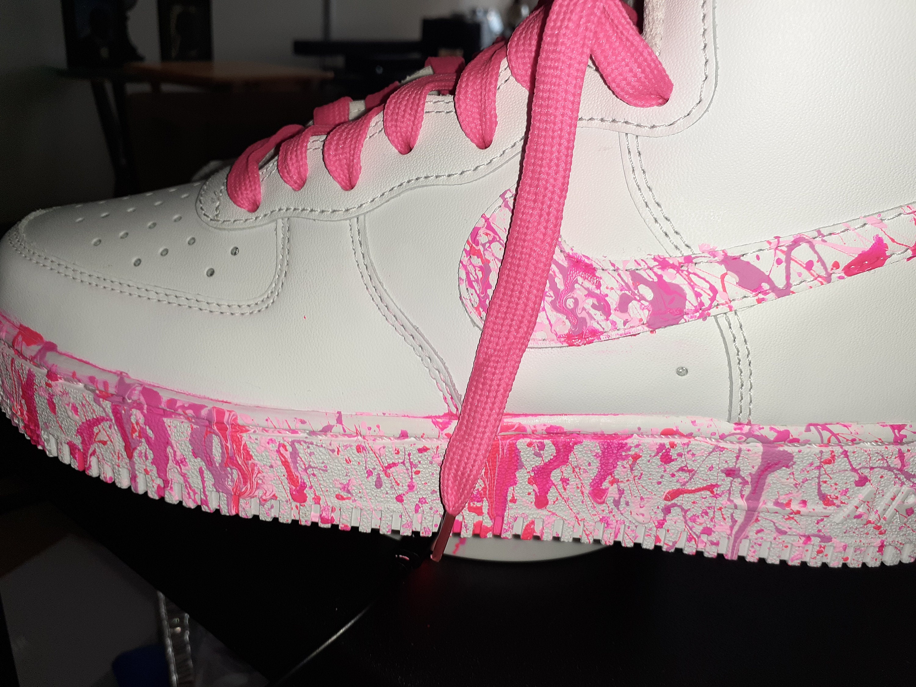 Splatter Air Force 1s Paint Your Designs With Acrylic Leather Paint - Etsy