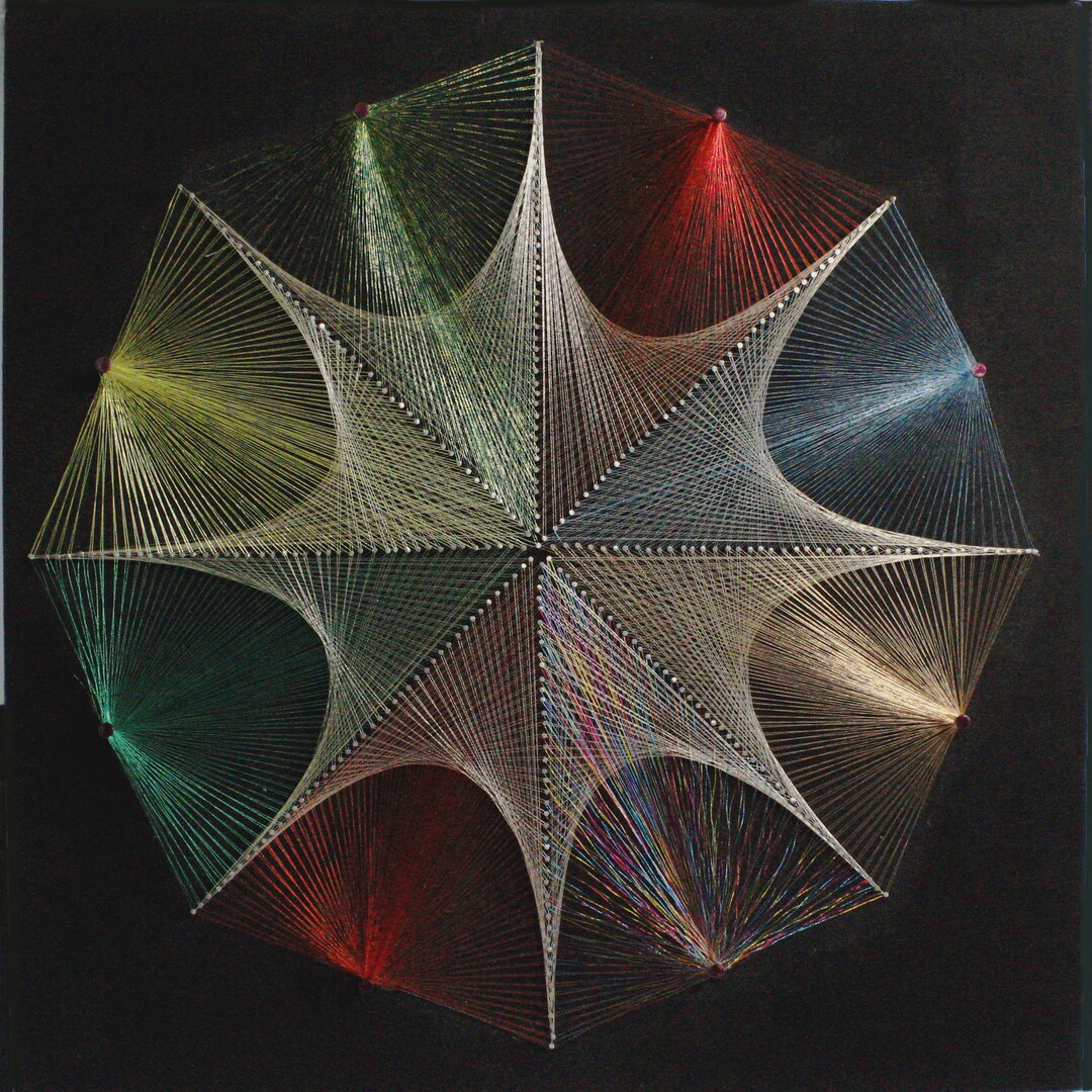 Color-wheel String Art - Etsy