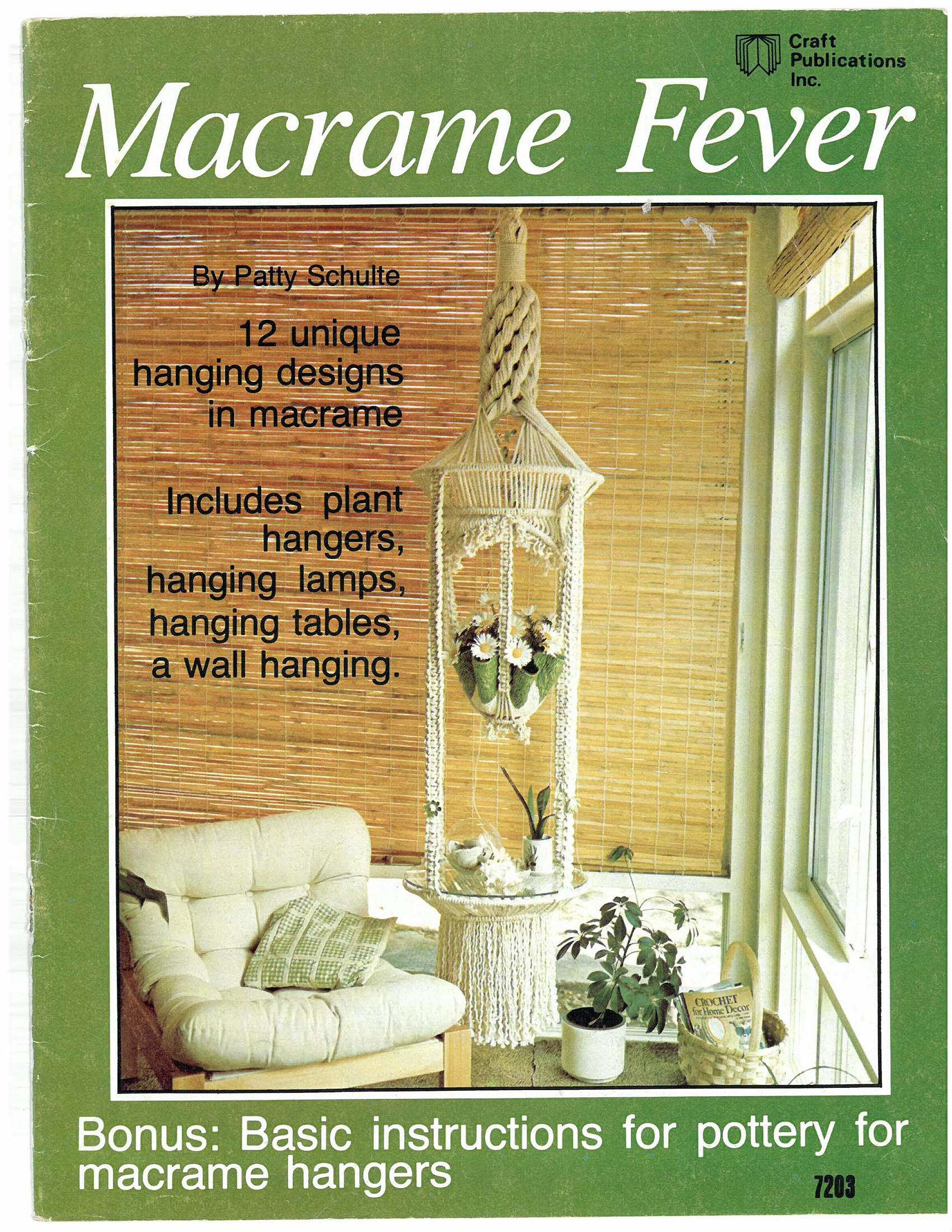 Macramé Fever Pattern Book PDF - Etsy