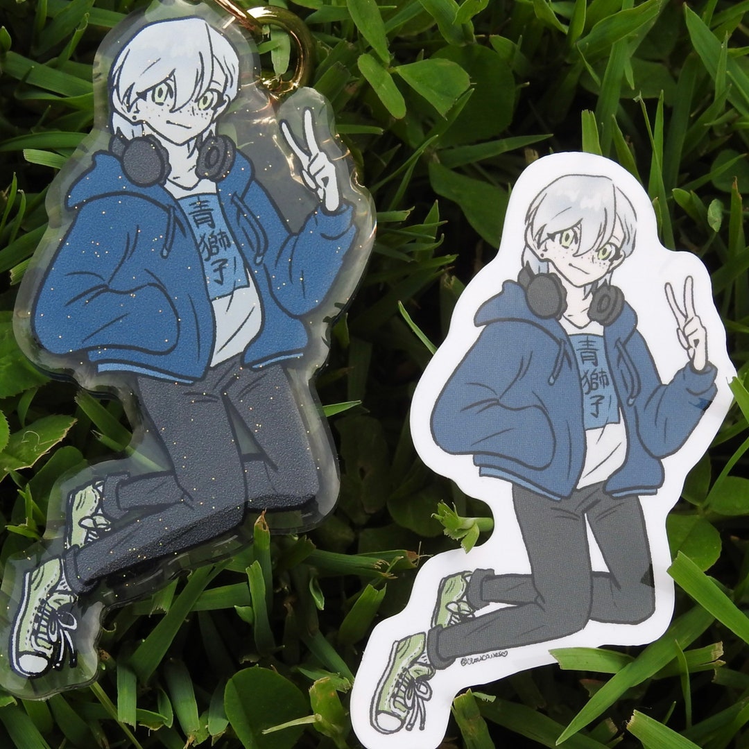 3” Hoodie Ashe Acrylic Charm/2.5” Vinyl Sticker - Etsy