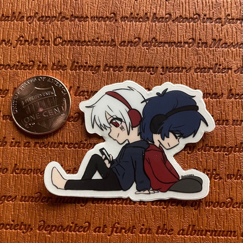 2" Mafumafu and Soraru Sticker After the Rain - Etsy