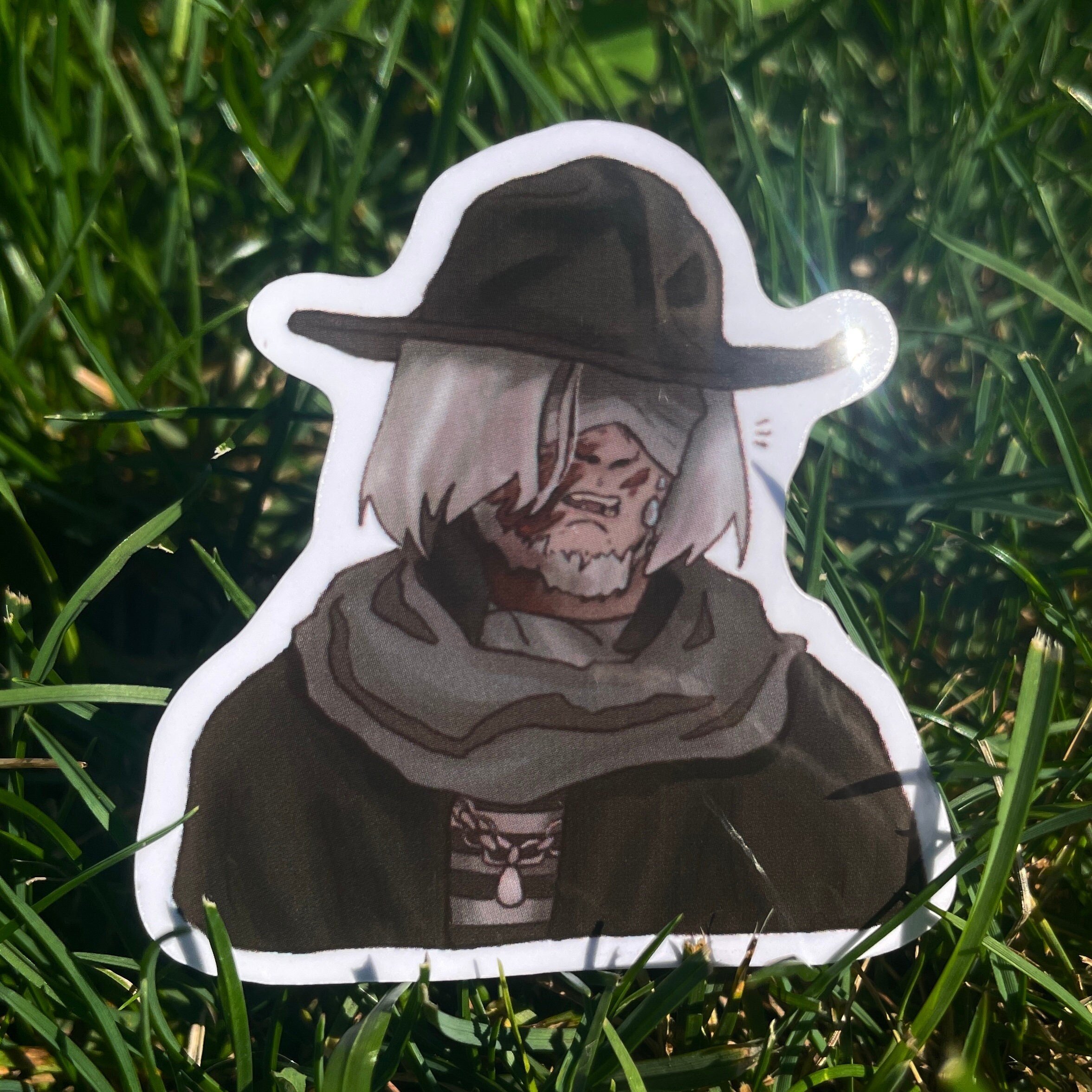 Bloodborne Father Gascoigne Sticker (2") With Heart Variation