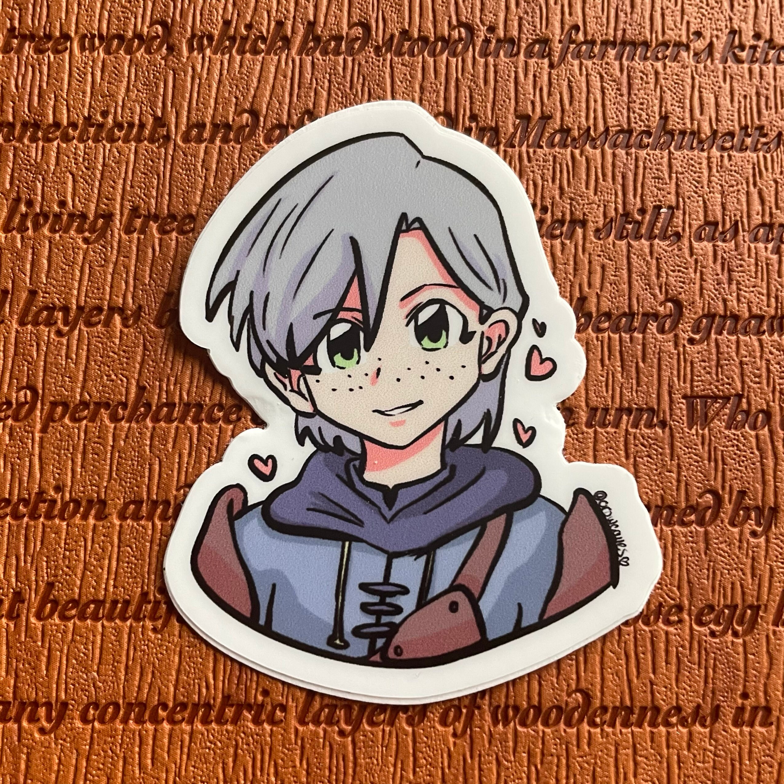 2" Ashe Hearts Sticker - Etsy
