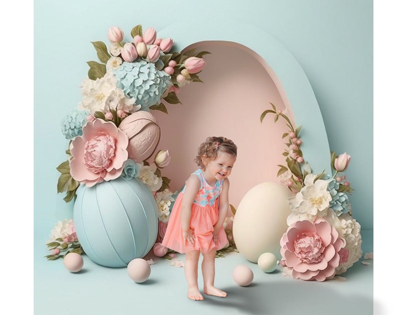 Easter Digital Backdrop Easter Photo Props Digital Photo - Etsy