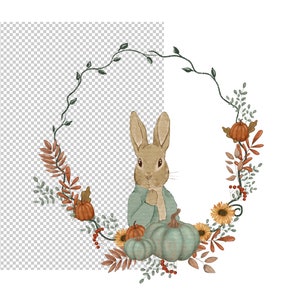 Peter Rabbit Clipart Birthday Invitation Bunny Wall Art - Etsy