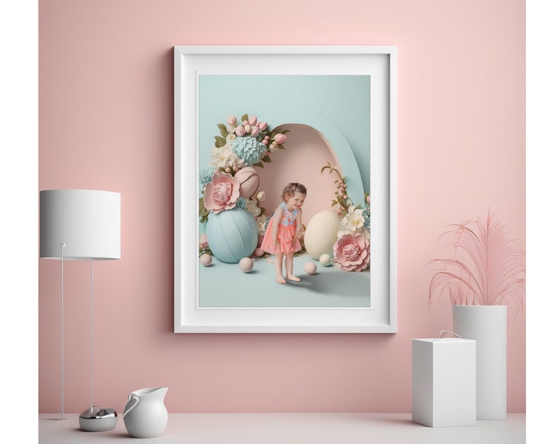 Easter Digital Backdrop Easter Photo Props Digital Photo - Etsy