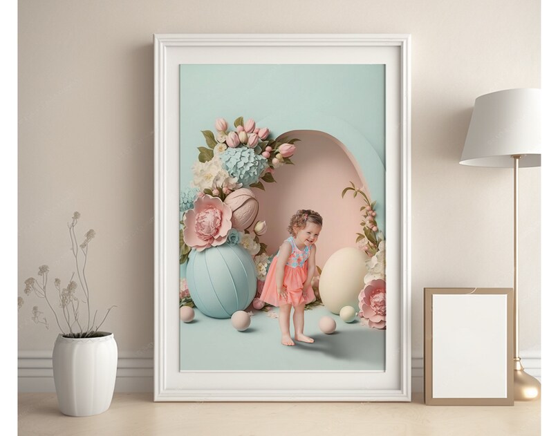 Easter Digital Backdrop Easter Photo Props Digital Photo - Etsy