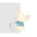 Mouse With Tooth Watercolor Clipart Png, First Tooth Poster or Card ...