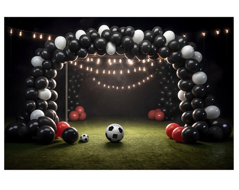 Soccer Digital Backdrop, Soccer Flare Stadium, Digital Photo Props ...