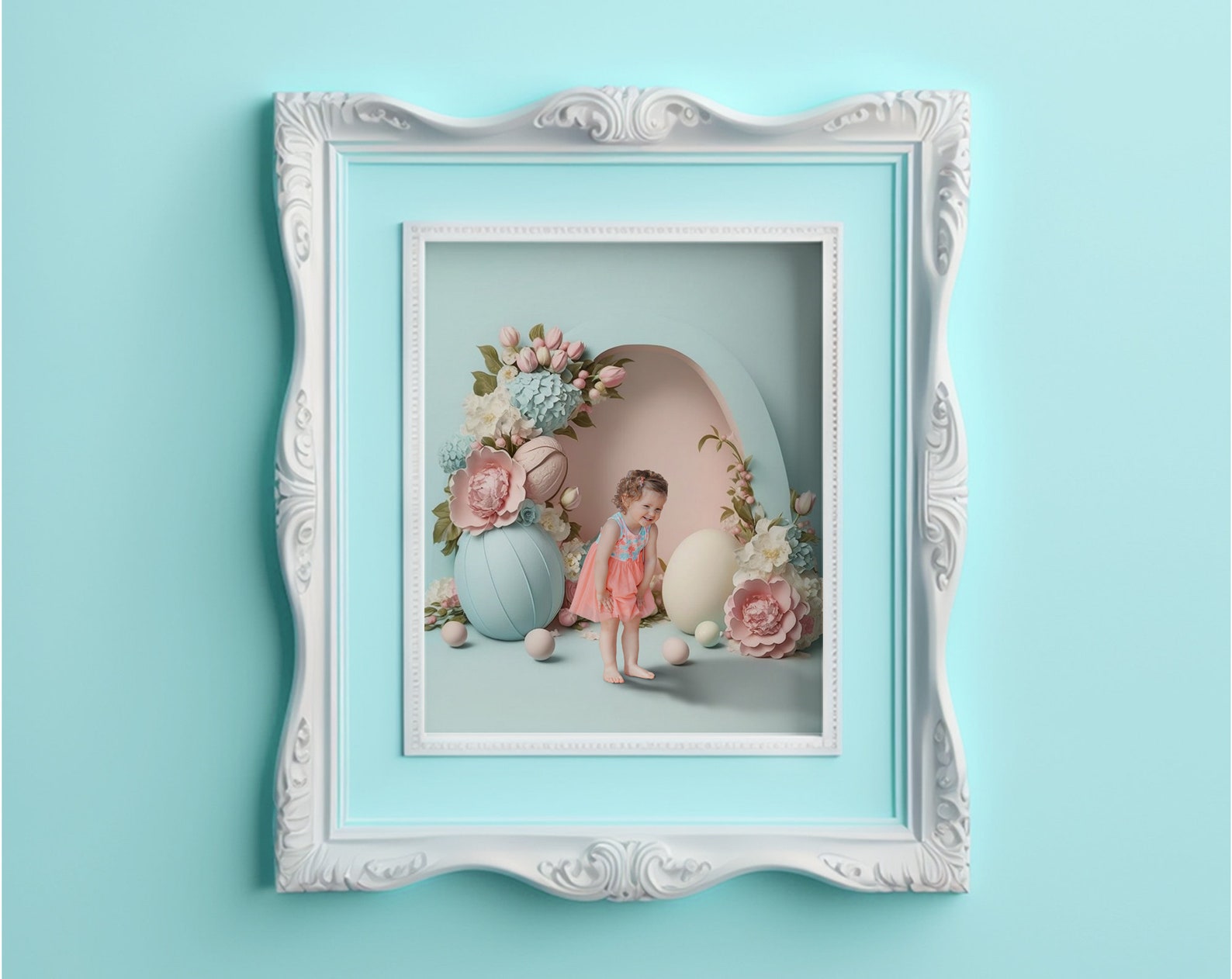 Easter Digital Backdrop Easter Photo Props Digital Photo - Etsy