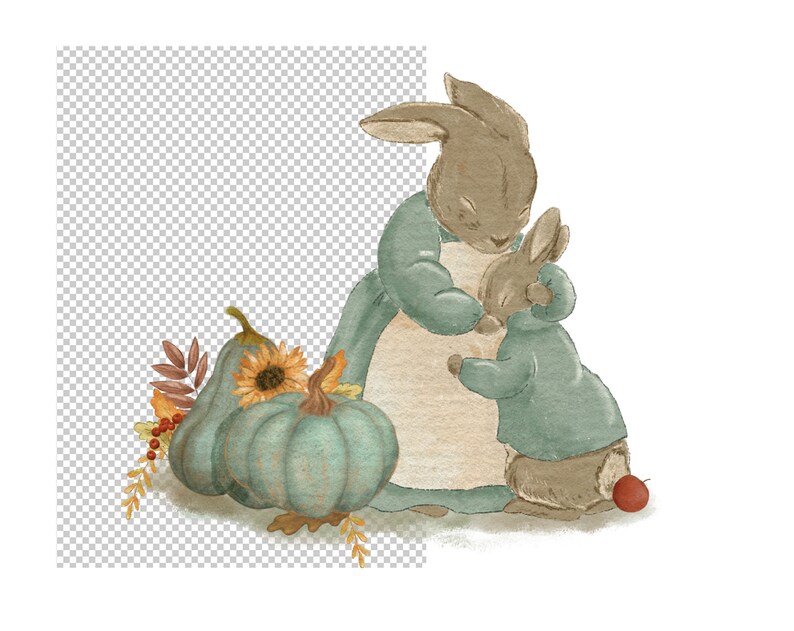 Peter Rabbit Clipart Birthday Invitation Bunny Wall Art - Etsy