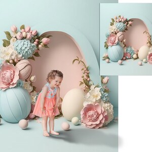 Easter Digital Backdrop Easter Photo Props Digital Photo - Etsy