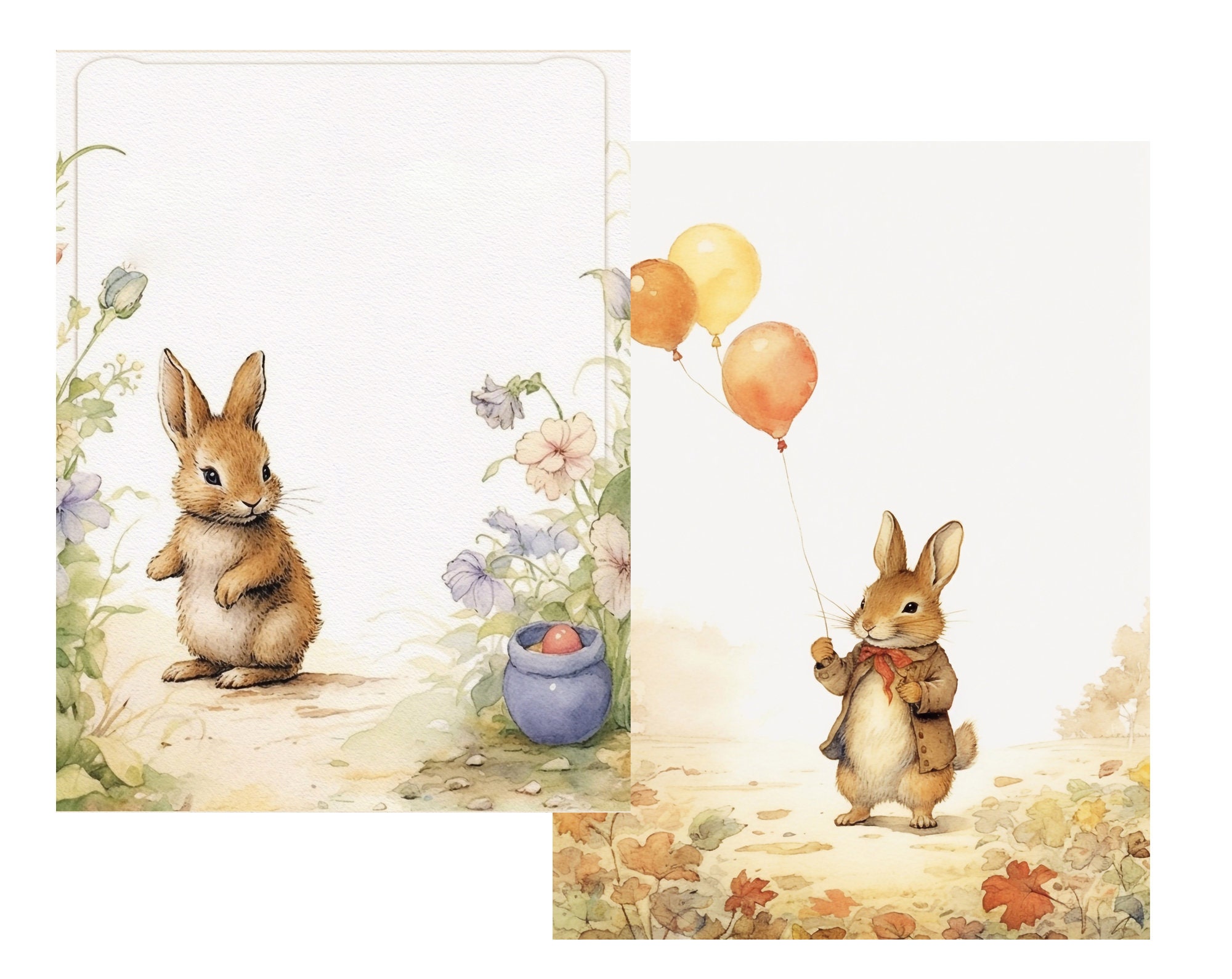 10 Peter Rabbit Invitation Peter Rabbit Greeting Card Peter - Etsy
