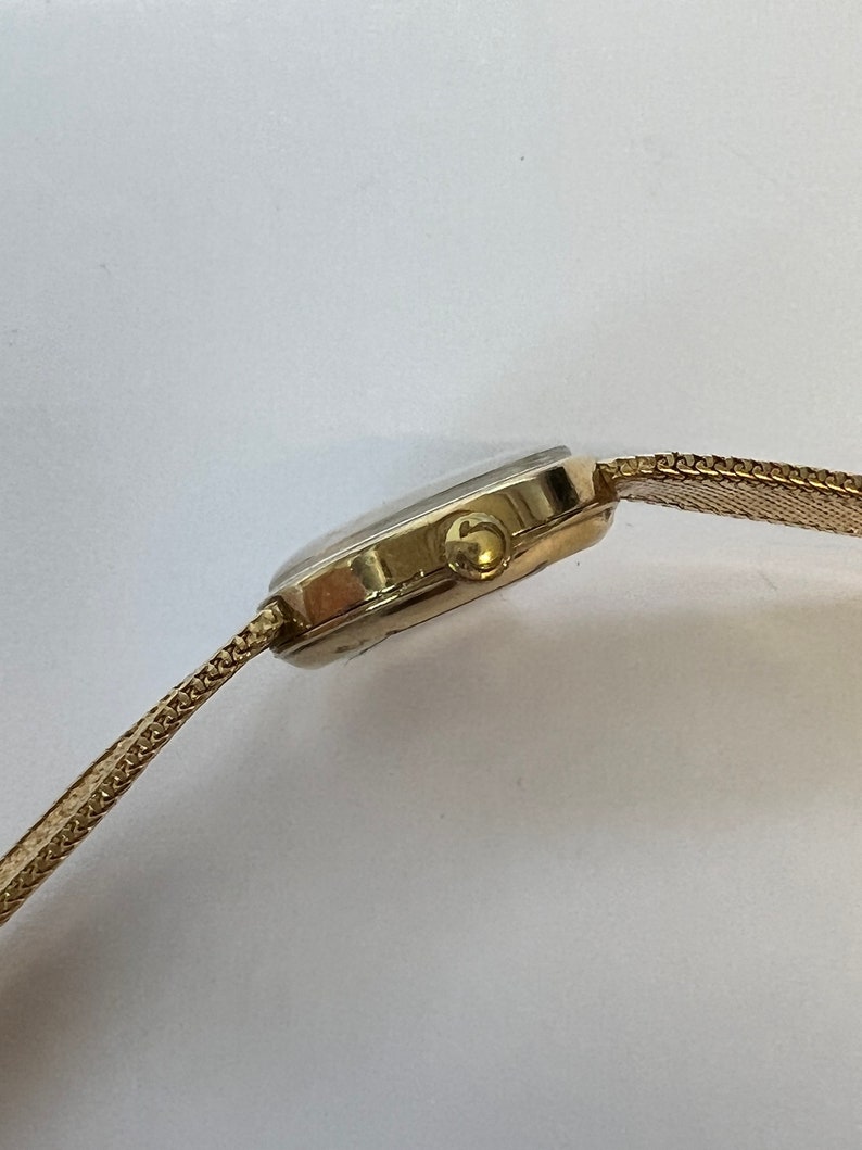 OMEGA Ladies All 9ct Gold Vintage Wristwatch. Hallmarked London 1967 ...