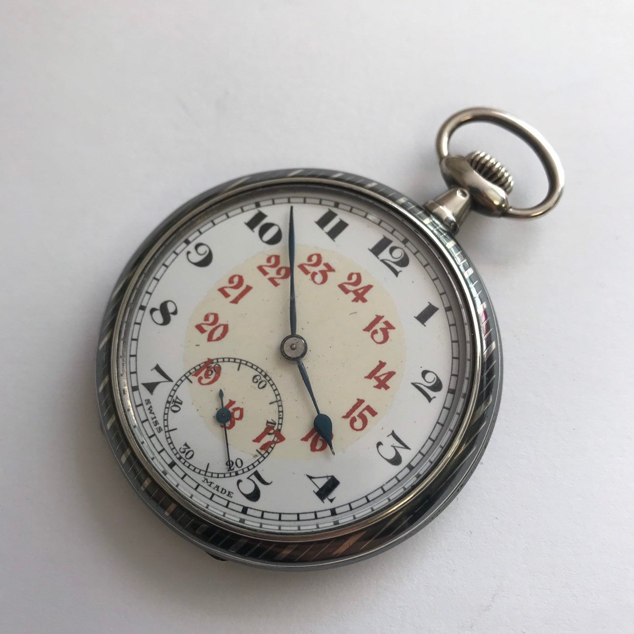 RARE ANTIQUE Niello Cased Pocket Watch c.1920s. Ref no.156 | Etsy