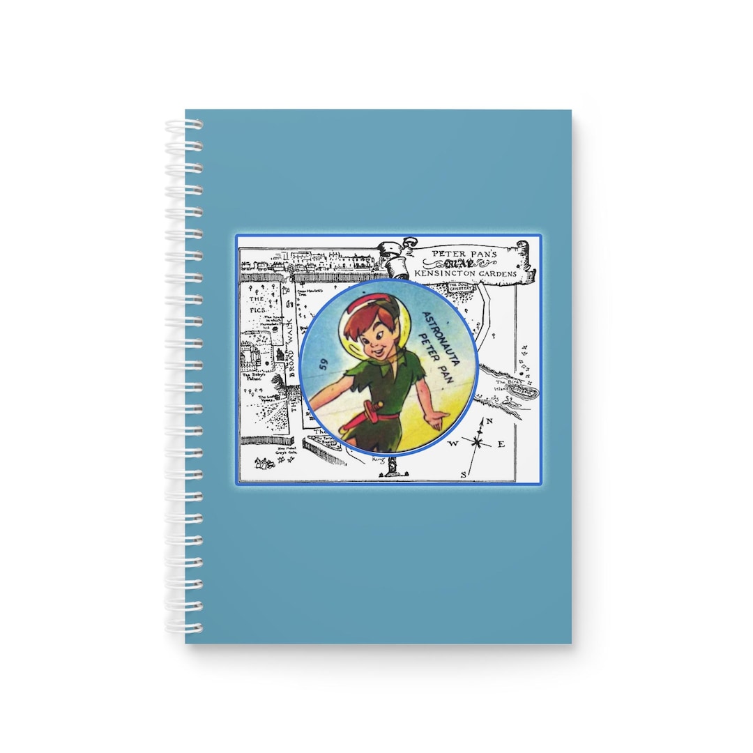 Peter Pan Adventure Spiral Notebook, Cute Journal for Kids, Magical ...