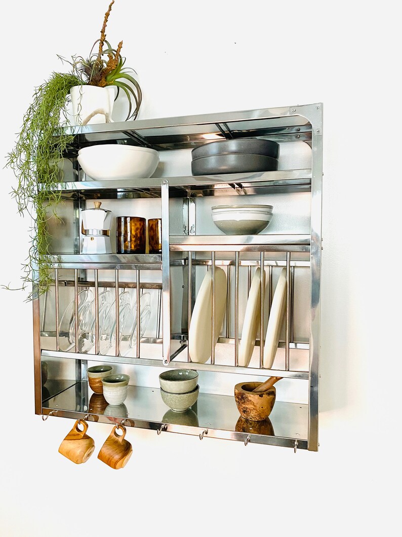Stainless Steel Plate Rack - Etsy