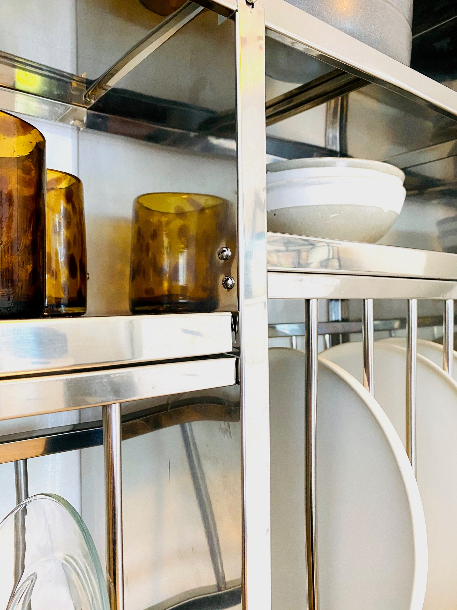 Stainless Steel Plate Rack - Etsy