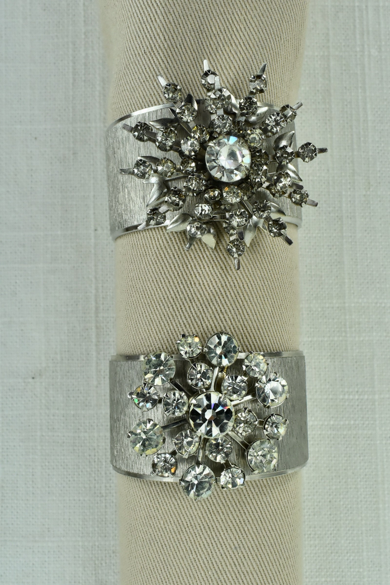 GRACE KELLY Collection ............ Clear Rhinestone Vintage Brooch ...