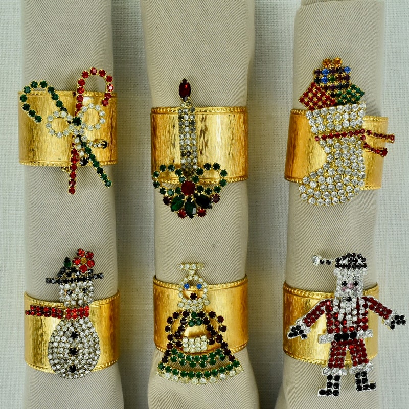 Napkin Rings Vintage - Etsy