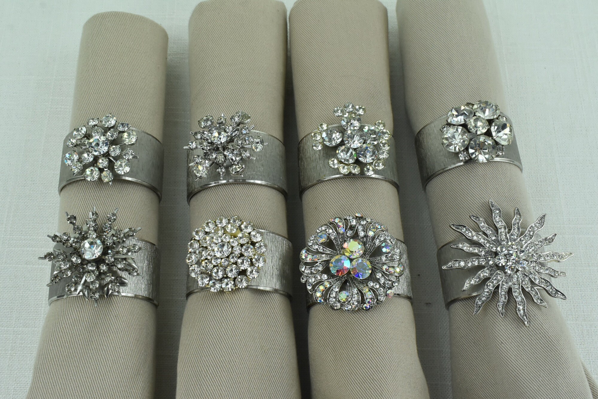 GRACE KELLY Collection ............ Clear Rhinestone Vintage Brooch ...