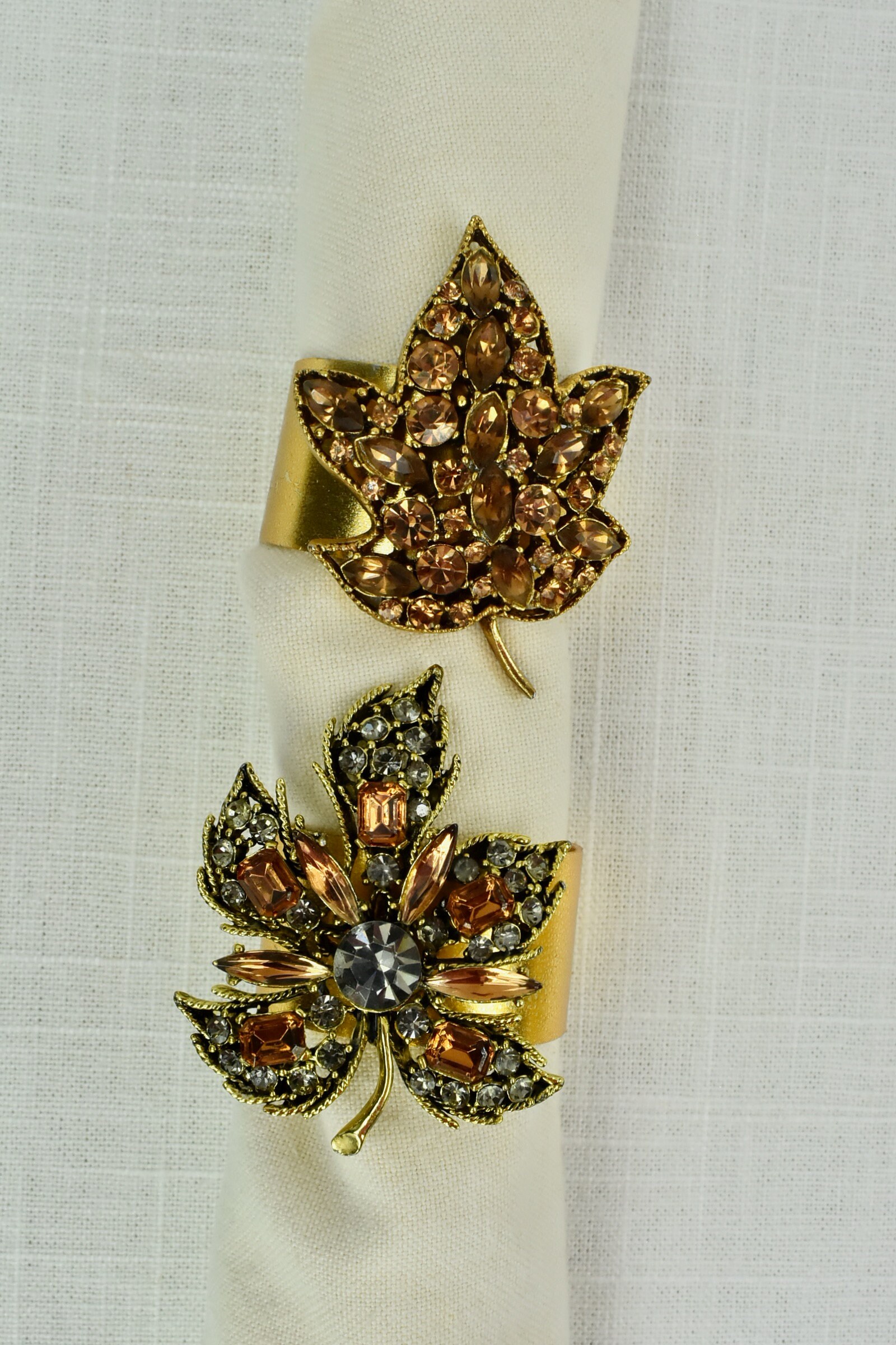 The FALLEN LEAVES Collection ............ Rhinestone Vintage - Etsy.de