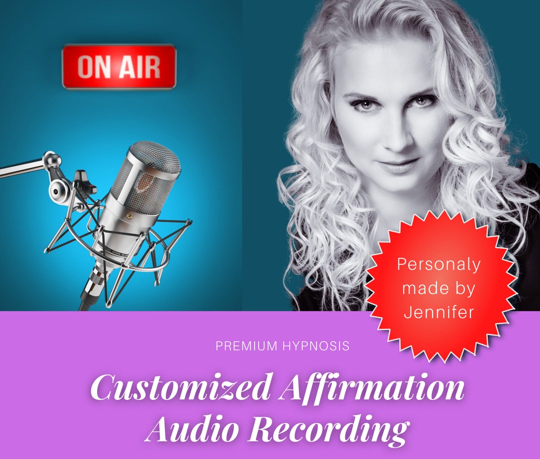 Custom Affirmation Audio Recording / Personal Affirmations / Recorded ...