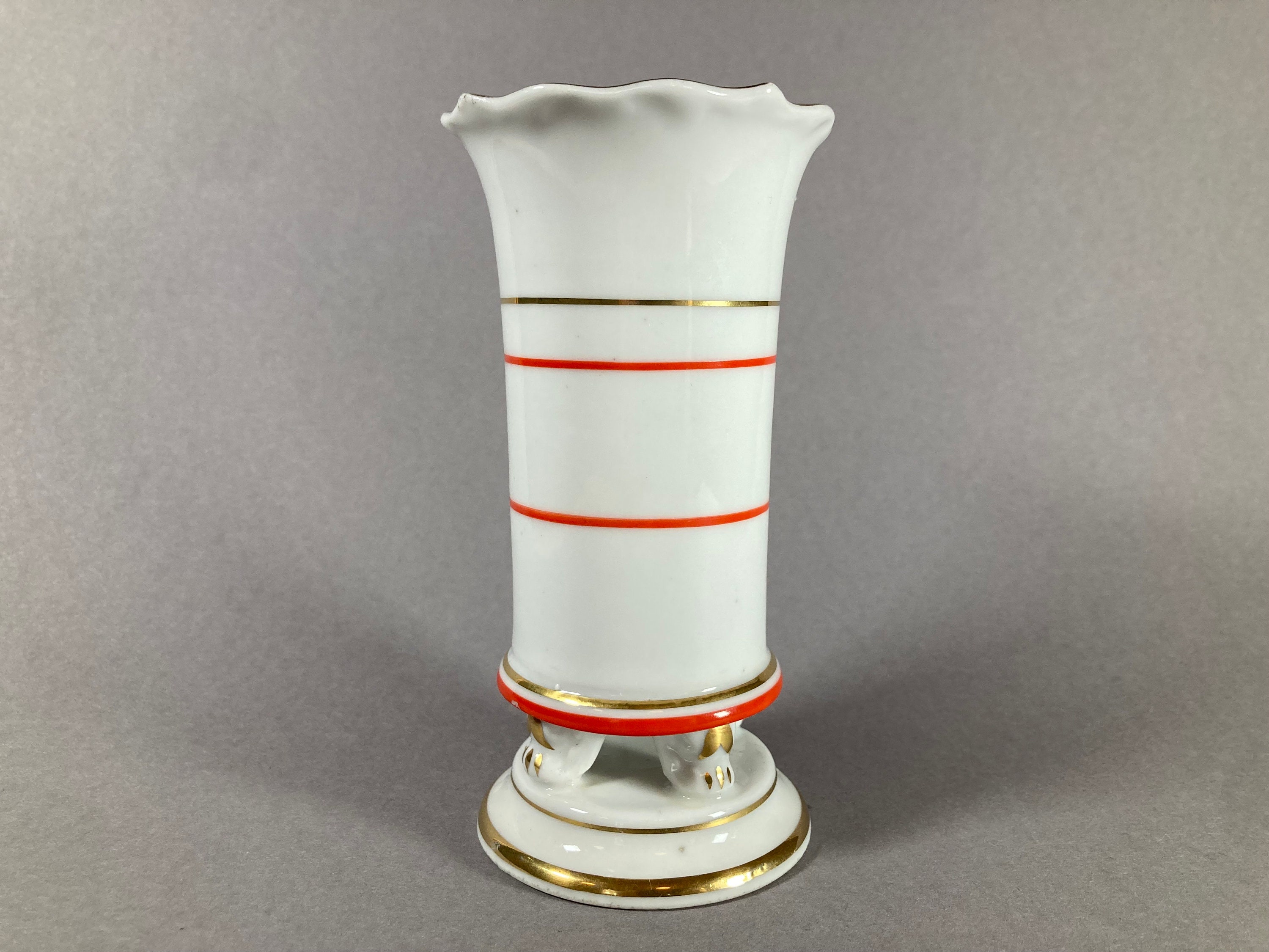 Art Deco Porcelain Foot Vase With Paws Paw Vase 1920 1930 - Etsy