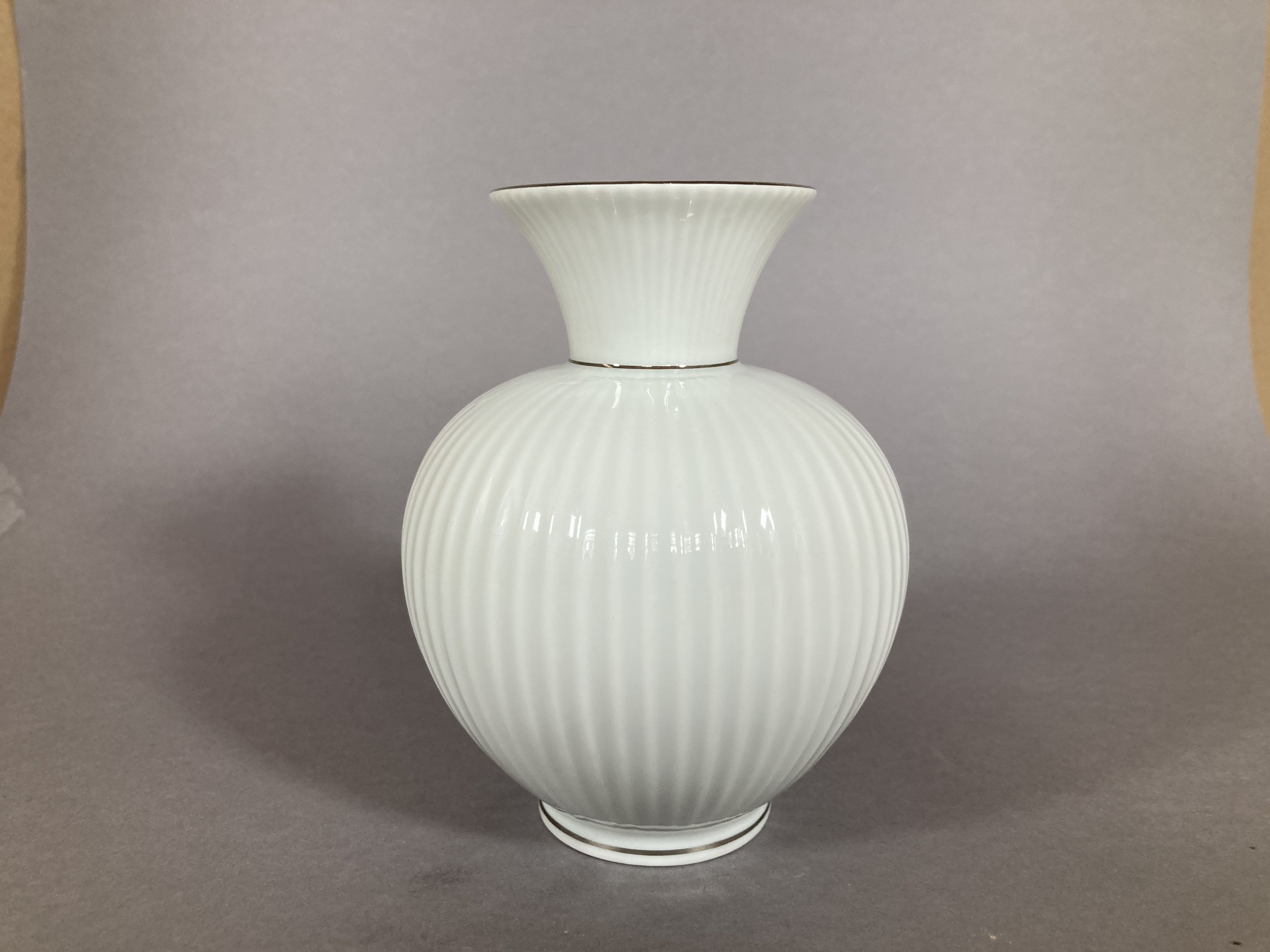 Metzler Ortloff Vase 1930s Art Deco White Gold - Etsy