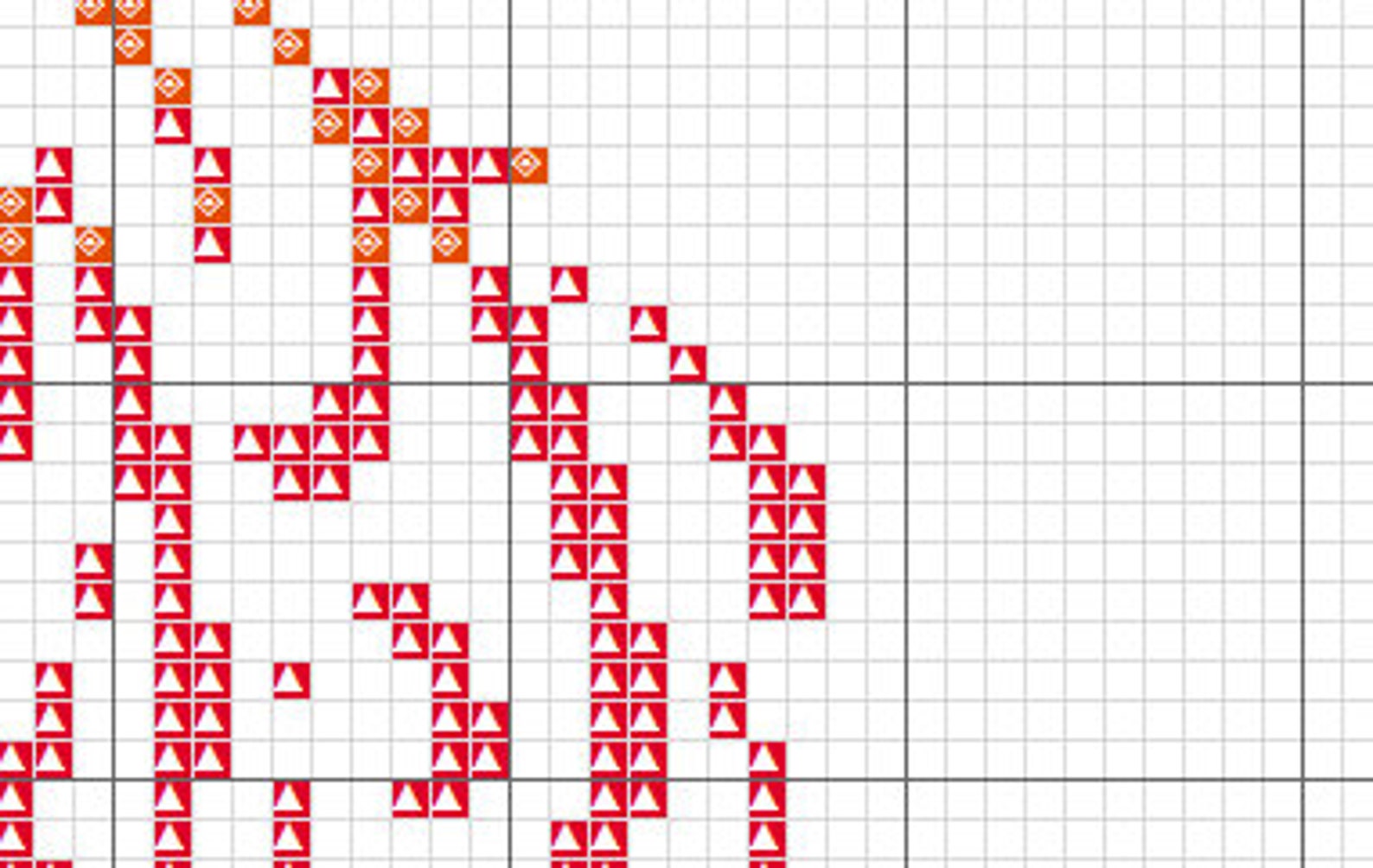 Colourful Phoenix Modern Counted Cross Stitch Pattern Chart | Instant ...