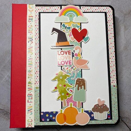 Halloween Mini Album Tutorial Scrapbooking Tutorial - Etsy