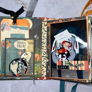 Halloween Mini Album Tutorial * Scrapbooking Tutorial * Halloween ...