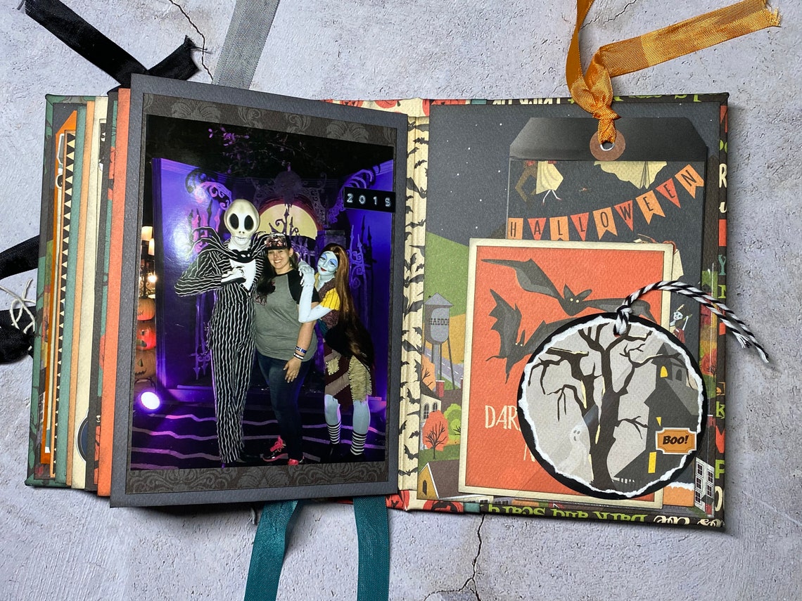 Halloween Mini Album Tutorial * Scrapbooking Tutorial * Halloween ...