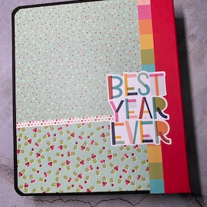 Best Year Ever Mini Album Tutorial * Scrapbooking Tutorial * Scrapbook ...
