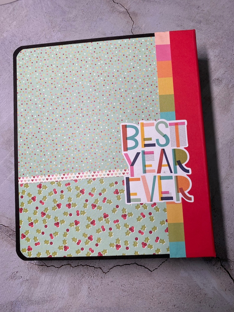 Best Year Ever Mini Album Tutorial * Scrapbooking Tutorial * Scrapbook ...