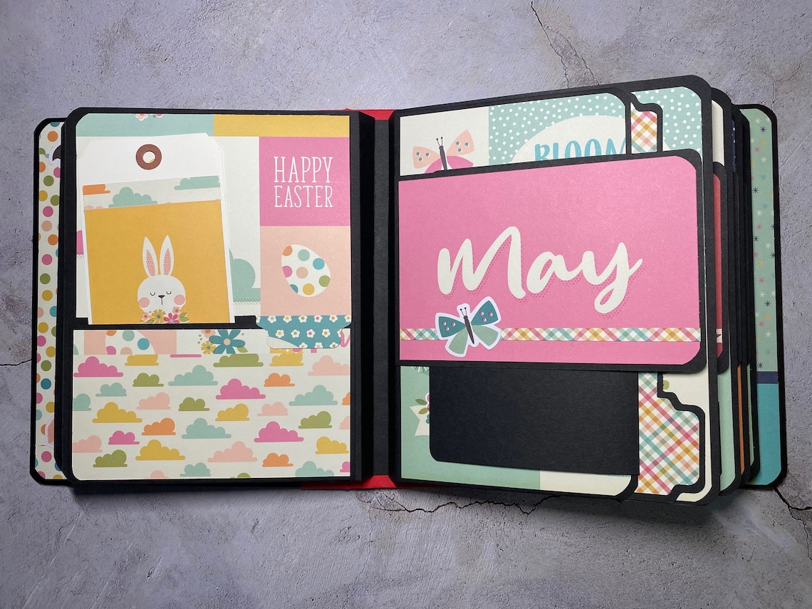 Best Year Ever Mini Album Tutorial * Scrapbooking Tutorial * Scrapbook ...