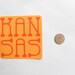 Kansas Vinyl Sticker - Etsy