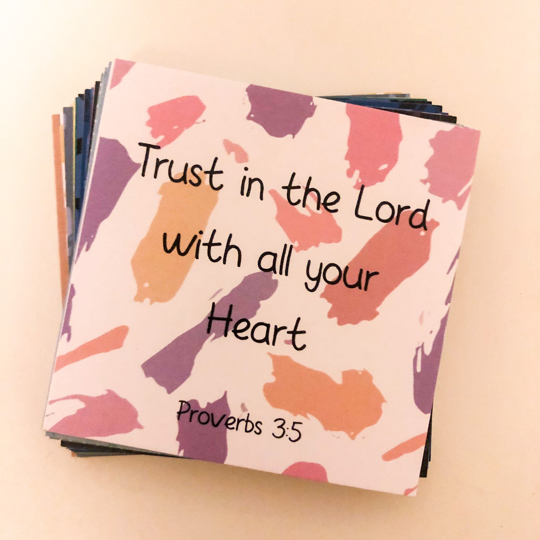 Scripture Cards for Kids, Bible Verse Memory, 52 Memory Cards, Bible ...