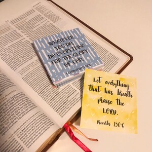 Scripture Cards for Kids, Bible Verse Memory, 52 Memory Cards, Bible ...