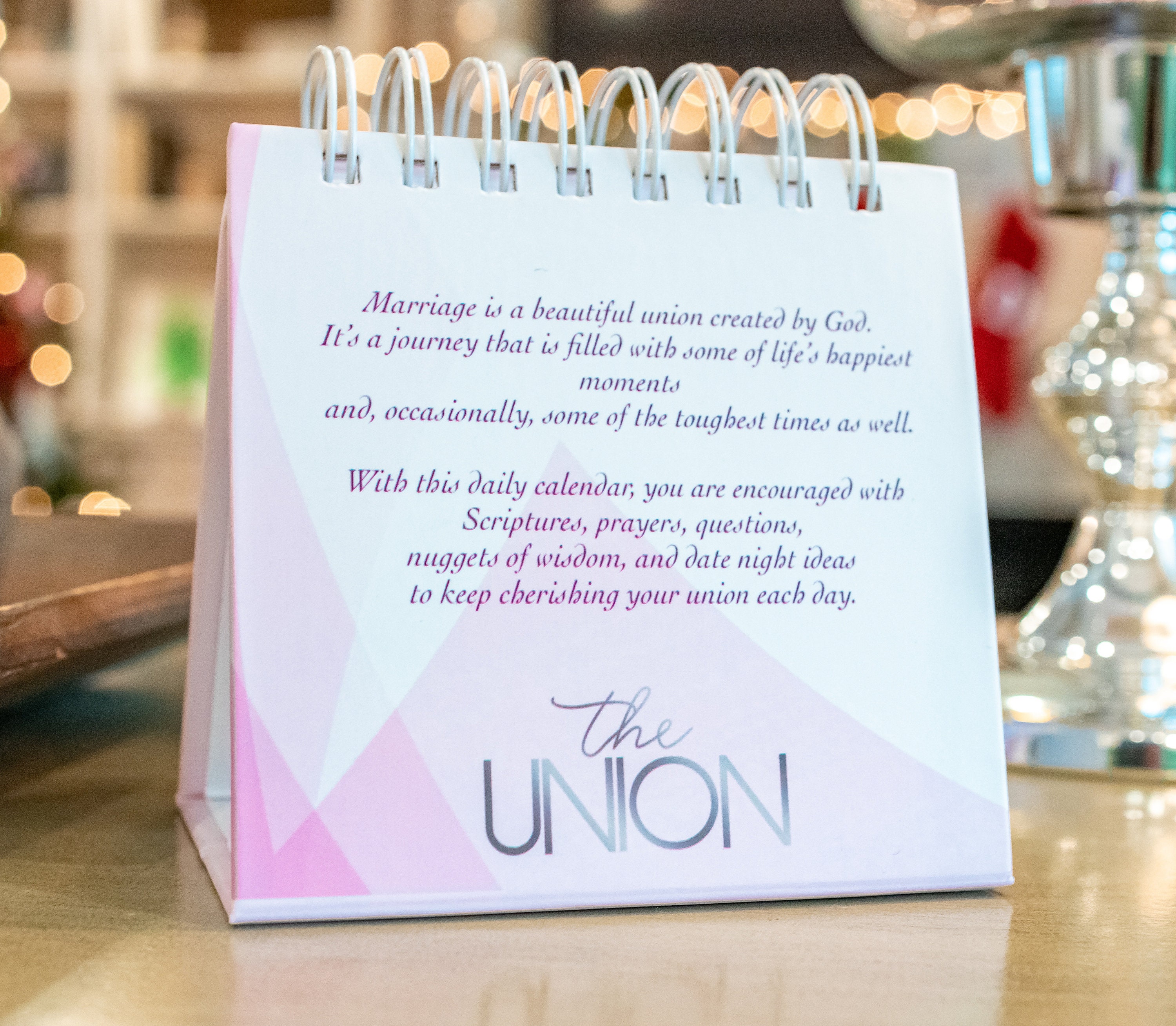 Spiral Desk Calendar - Daily Inspirations for Your Marriage; Wedding ...