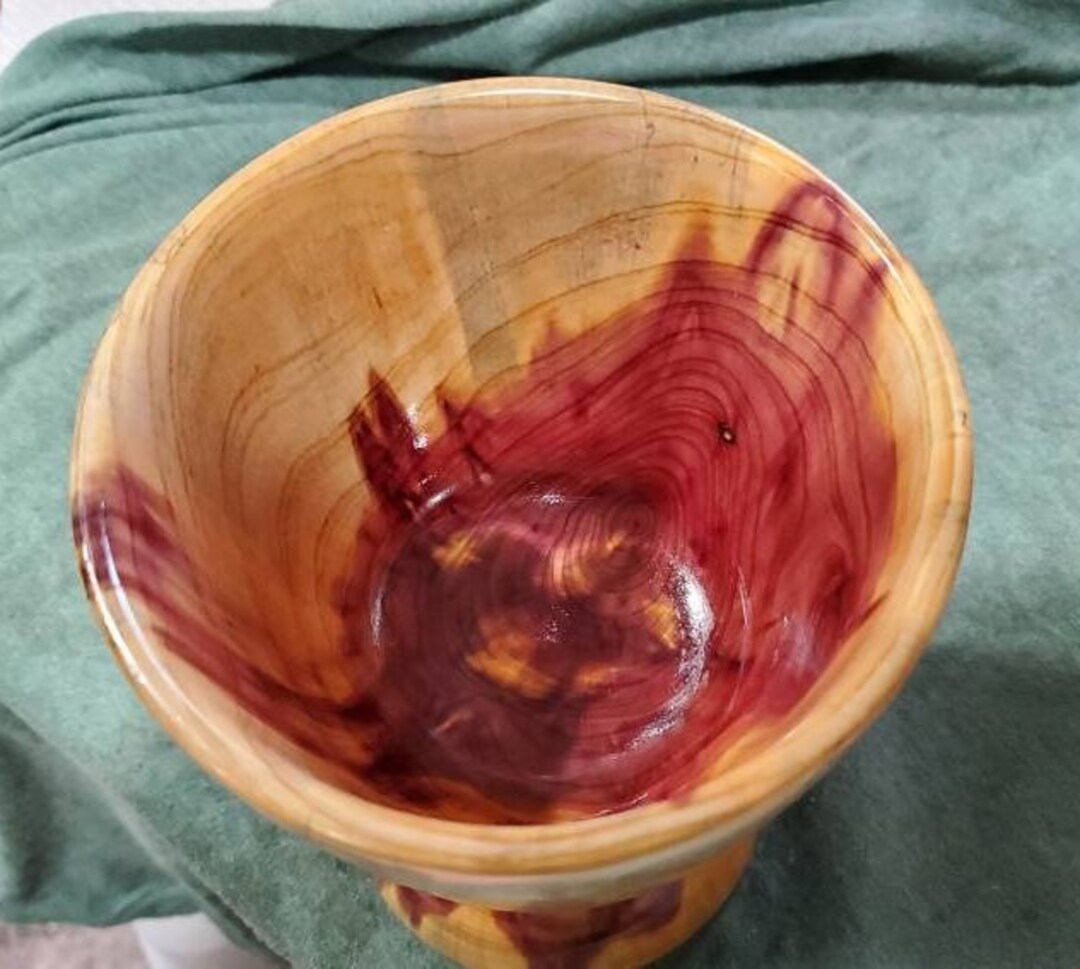 Hand-turned Wooden Goblet. - Etsy