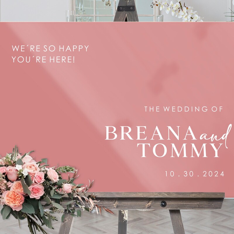 Pink Acrylic Sign - Etsy