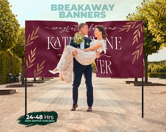 Custom Breakaway Banners School Spirit With Personalized Vinyl Team ...