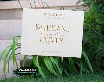 24x18 - Custom Yard Sign, Bulk Packs, Personalized Yard Sign, Real ...