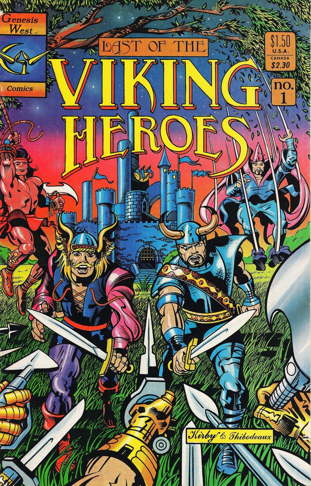 Last of the Viking Heroes (genesis West Comics No. 1) - Etsy